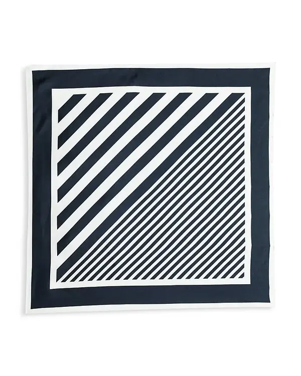 Theory Silk Scarf - Black Multi