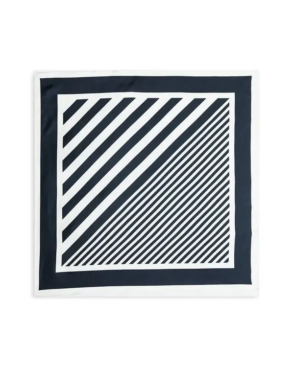 Theory Silk Scarf - Black Multi
