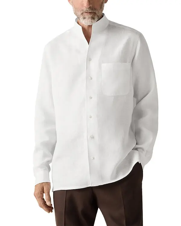 Zegna Oasi Lino Dress Shirt