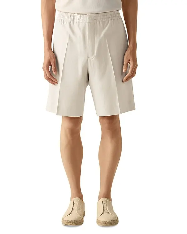 Zegna Oasi Lino Shorts - White