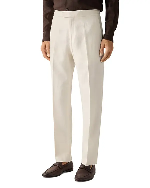 Zegna Oasi Lino Pants - White