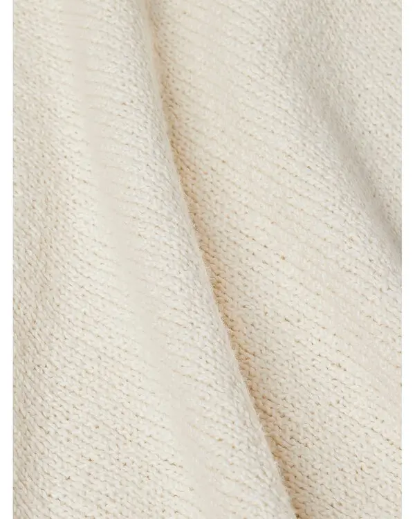 Zegna Cotton V-neck Sweater - White