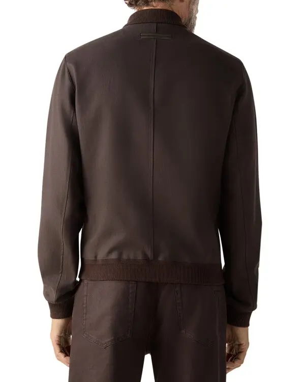 Zegna Oasi Lino Bomber Jacket