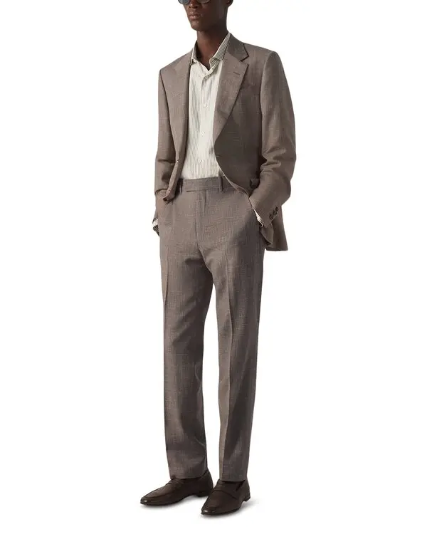 Zegna Slim Fit Pleat Trousers