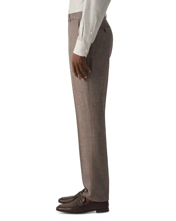Zegna Slim Fit Pleat Trousers