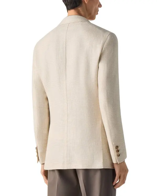 Zegna Crossover Linen, Wool, And Silk Jacket