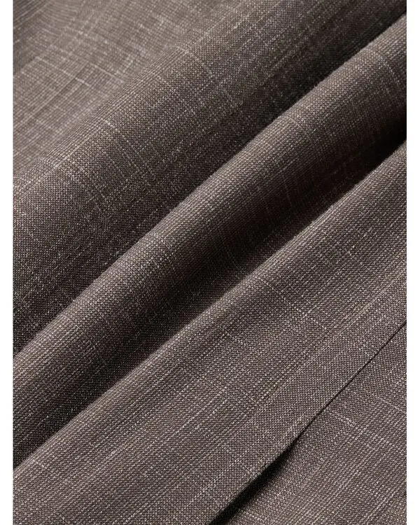 Zegna Crossover Wool, Silk & Linen Jacket - Brown