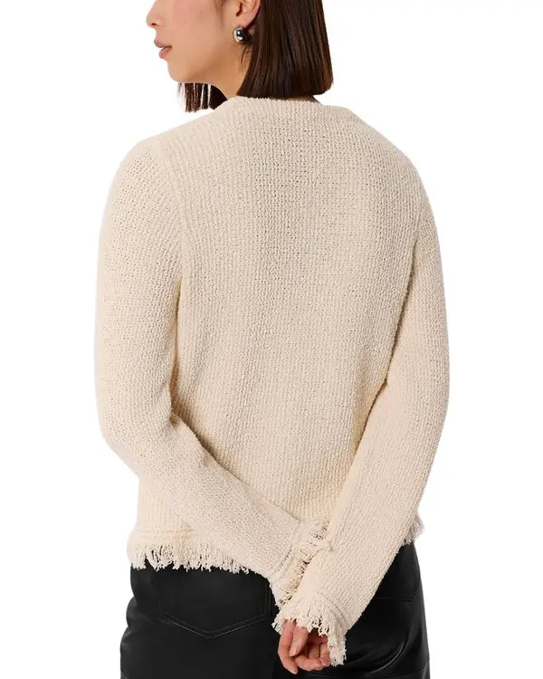 Whistles Cotton-blend Boucle Cardigan