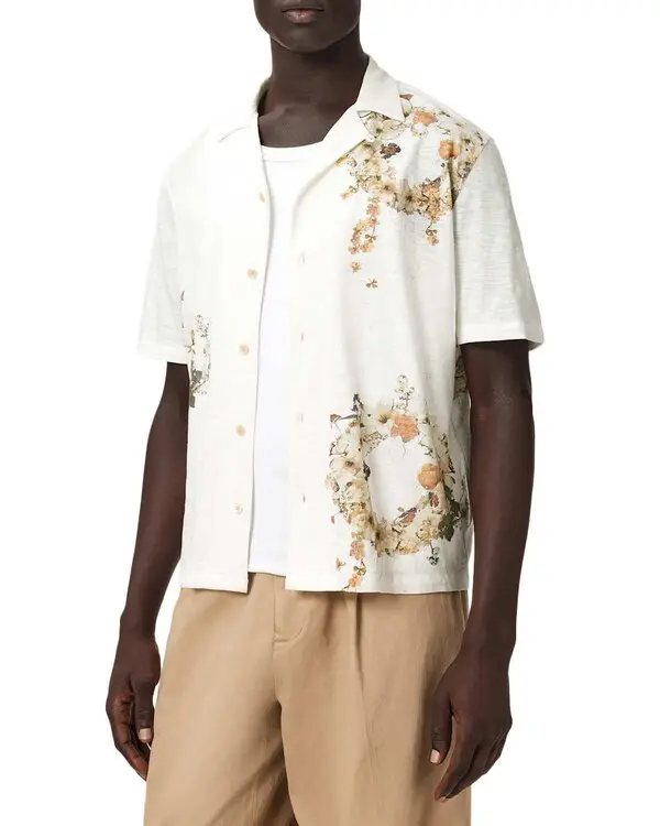 ALLSAINTS Fleur Lis Short Sleeve Shirt