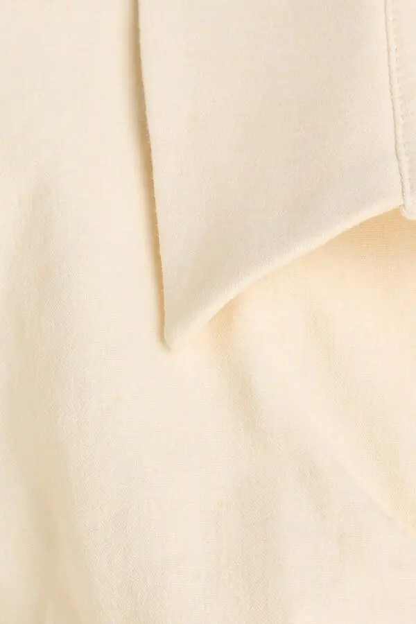 Jacquemus La Combinaison Asao Cutout Slub Woven Jumpsuit