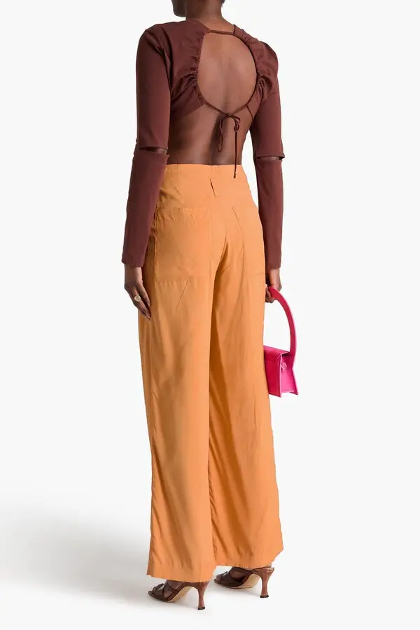 Jacquemus Nottie Pleated Wide-leg Pants