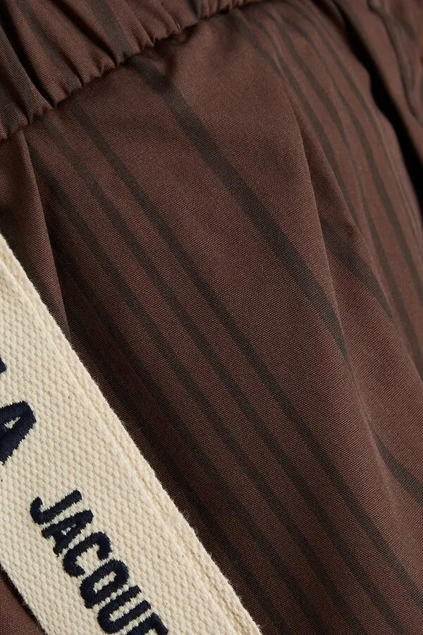 JACQUEMUS X TEKLA Strapless Cropped Top - Brown