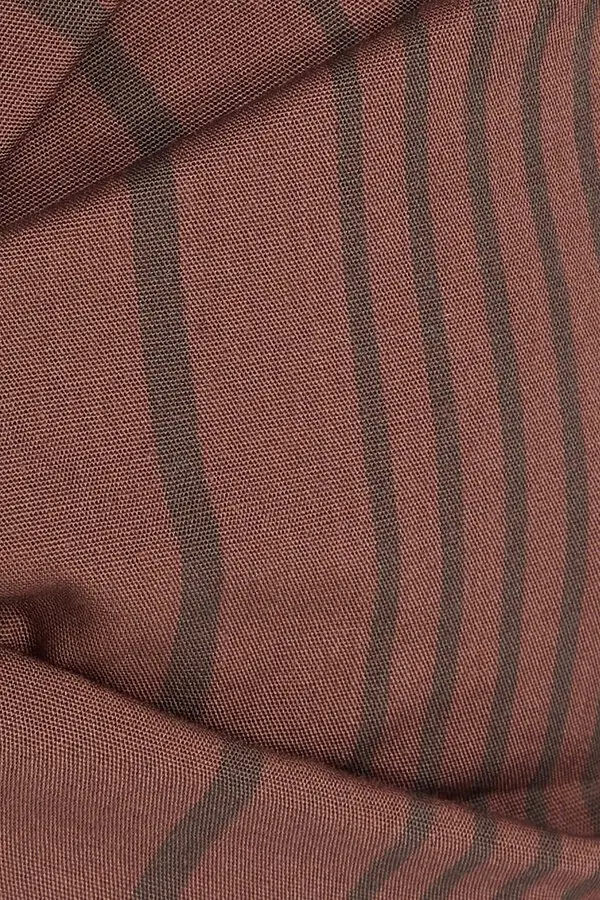 JACQUEMUS X TEKLA Striped Cotton-poplin Halterneck Bra Top