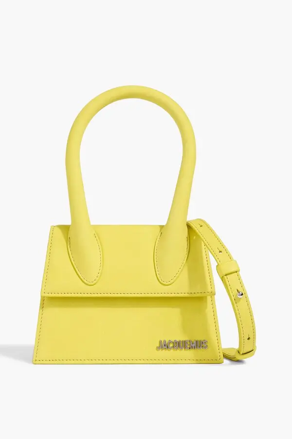 Jacquemus Le Chiquito Moyen Suede Tote - Yellow