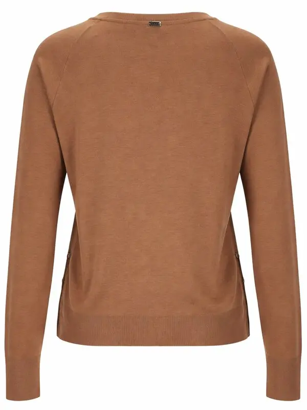 Herno Maglia Con Bottoni Laterali - Blue