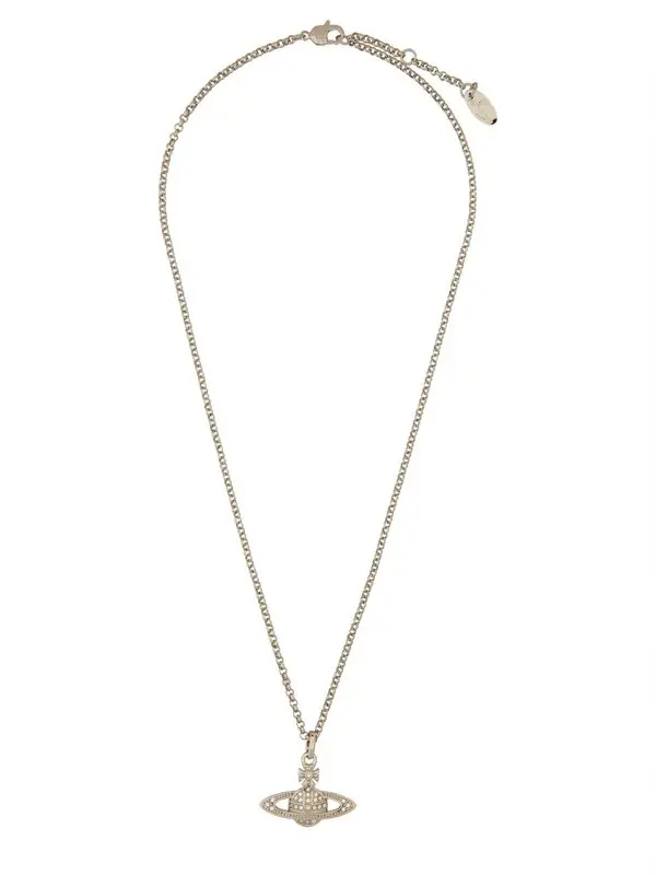VIVIENNE WESTWOOD Mini Bas Relief Necklace - Silver