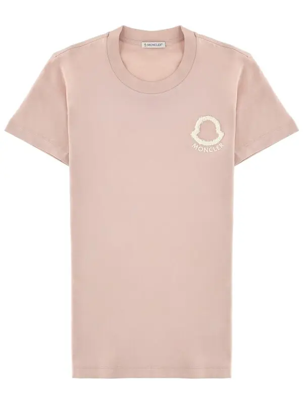 Moncler T-shirt With Embroidered Logo