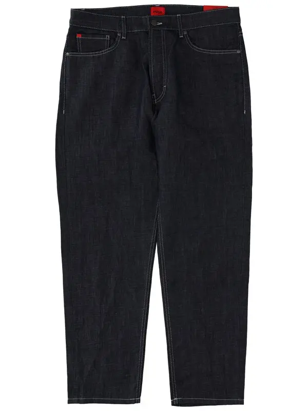 Hugo Jeans In Cotton Denim - Blue