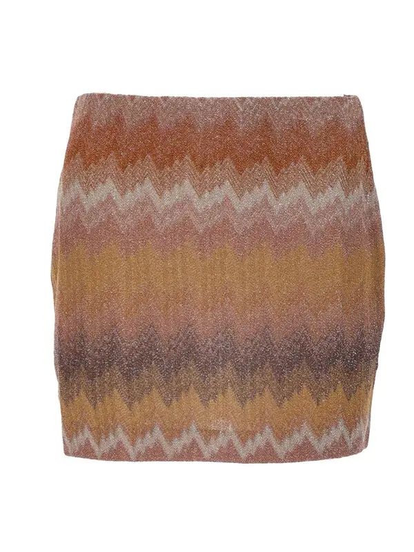 Missoni Mini Skirt With Snake Pattern - Multicolour