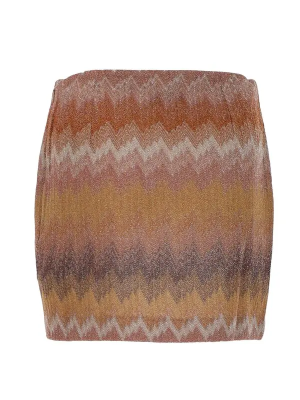 Missoni Mini Skirt With Snake Pattern - Multicolour