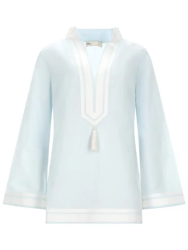 Tory Burch Cotton Tunic - Azure
