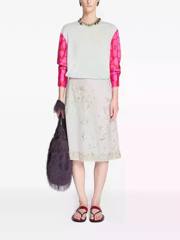 Dries Van Noten Contrast-sleeves T-shirt