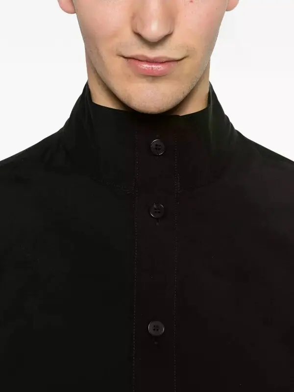 LOW BRAND High-neck Button-up Jacket