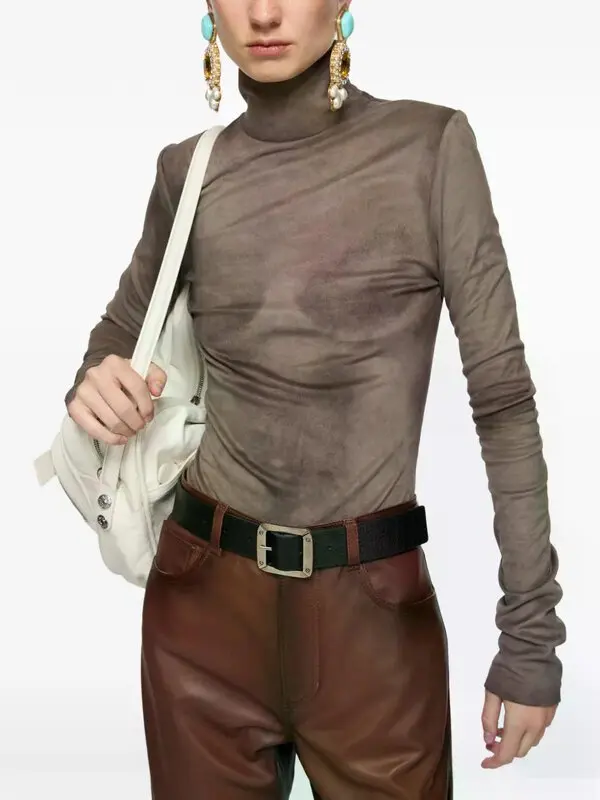 Acne Studios Trompe L'oeil High Neck Top
