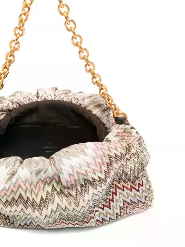 Missoni Raschel Zig-zag Pattern Clutch Bag