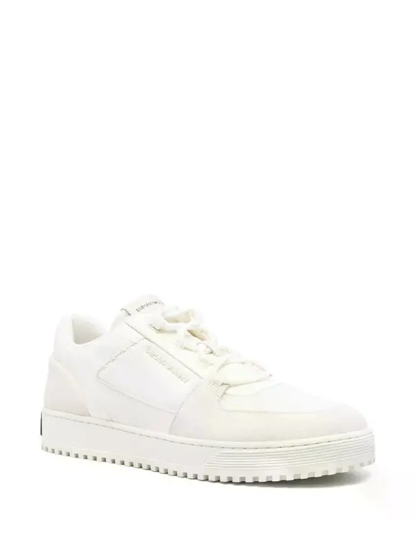 Emporio Armani Panelled Lace-up Sneakers