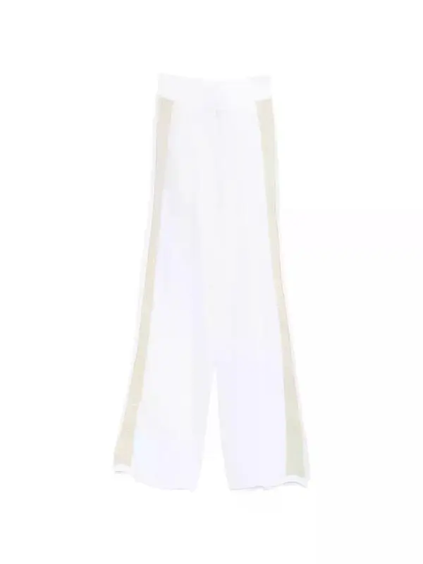 Lorena Antoniazzi Side-stripe Trousers - White