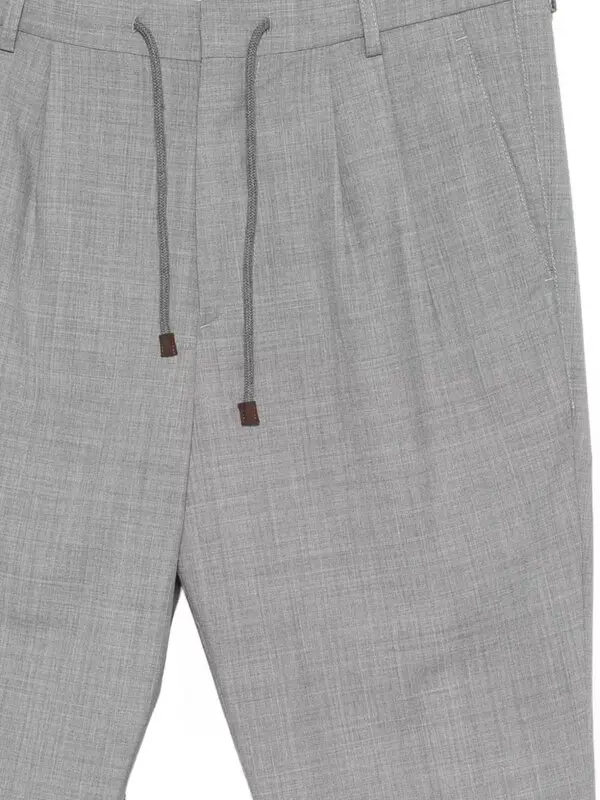 Brunello Cucinelli Pleated Drawstring Trousers
