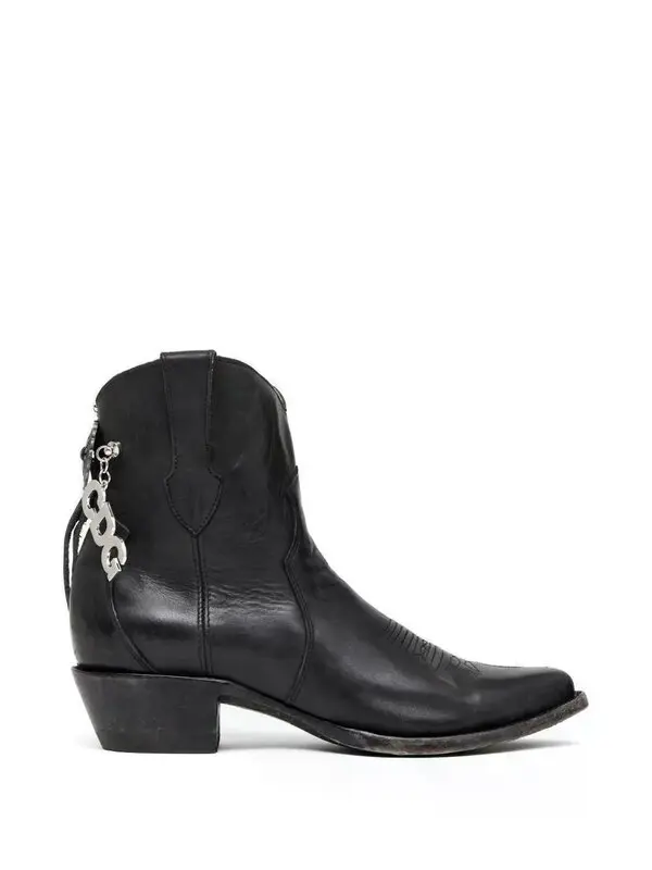 Comme Des Garçons X Mexicana Leather Boots - Black
