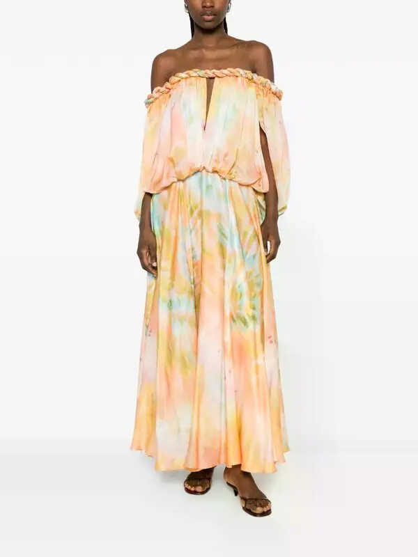Zimmermann Luna Twist Midi Dress