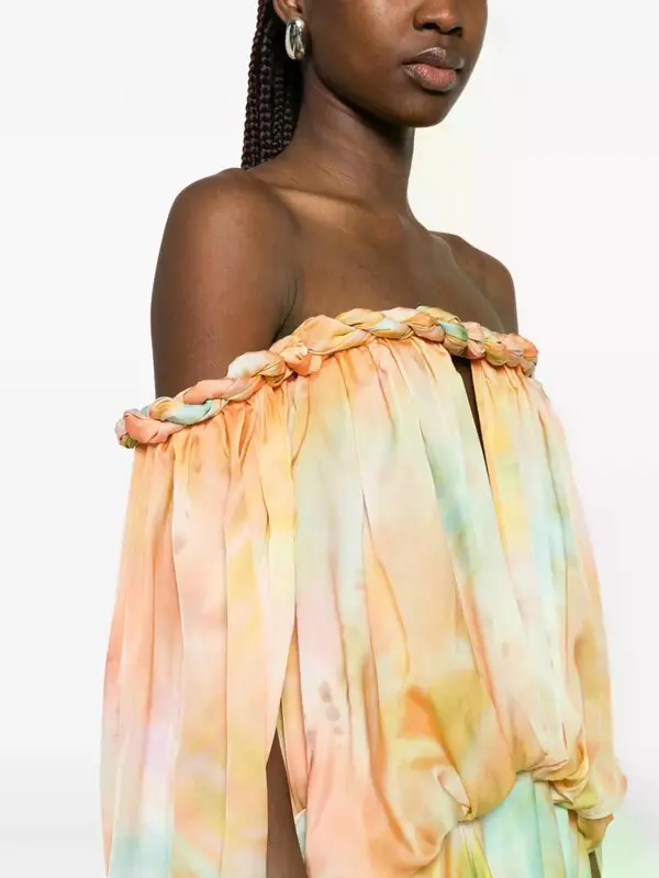 Zimmermann Luna Twist Midi Dress