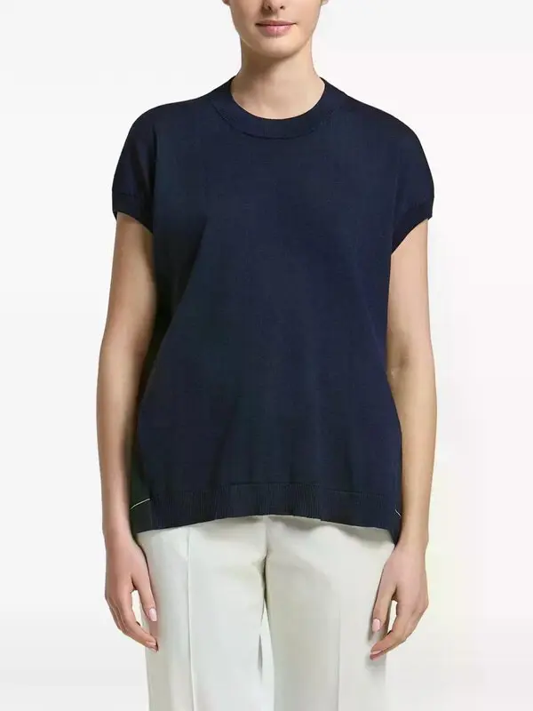 Peserico Crew-neck Top - Blue