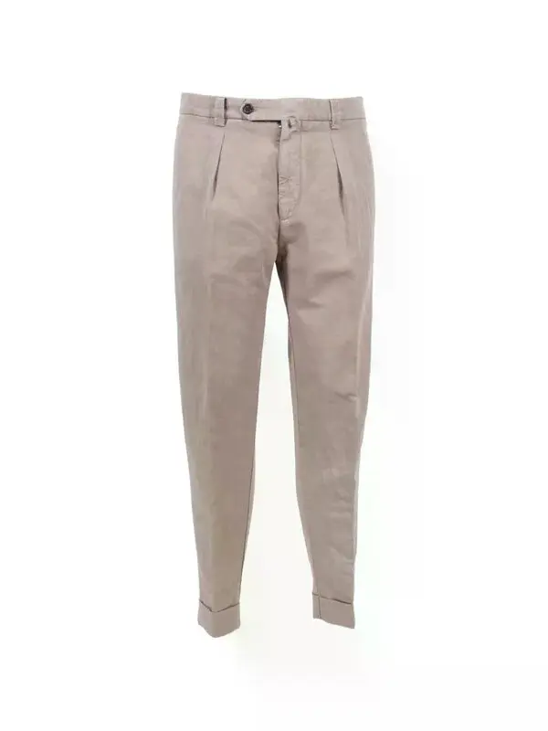 BERWICH Chiaia Pleated Trousers - Neutrals