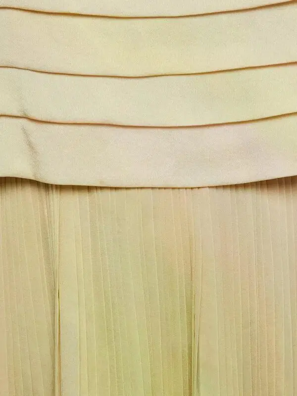 Chloé Pleated-design Silk Maxi Dress