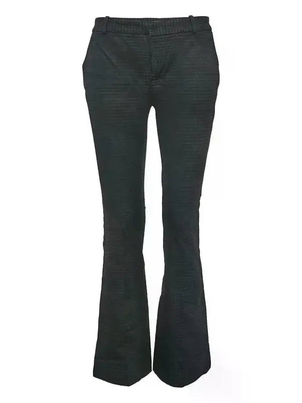 JOSEPH Check-pattern Trousers - Black