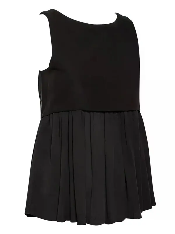 Balenciaga Pleated Mini Dress