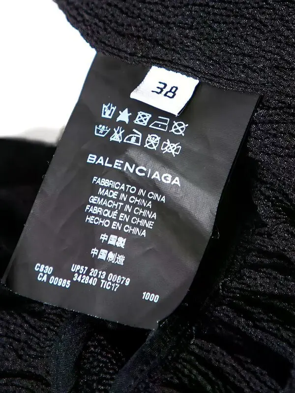 Balenciaga Pleated Mini Dress