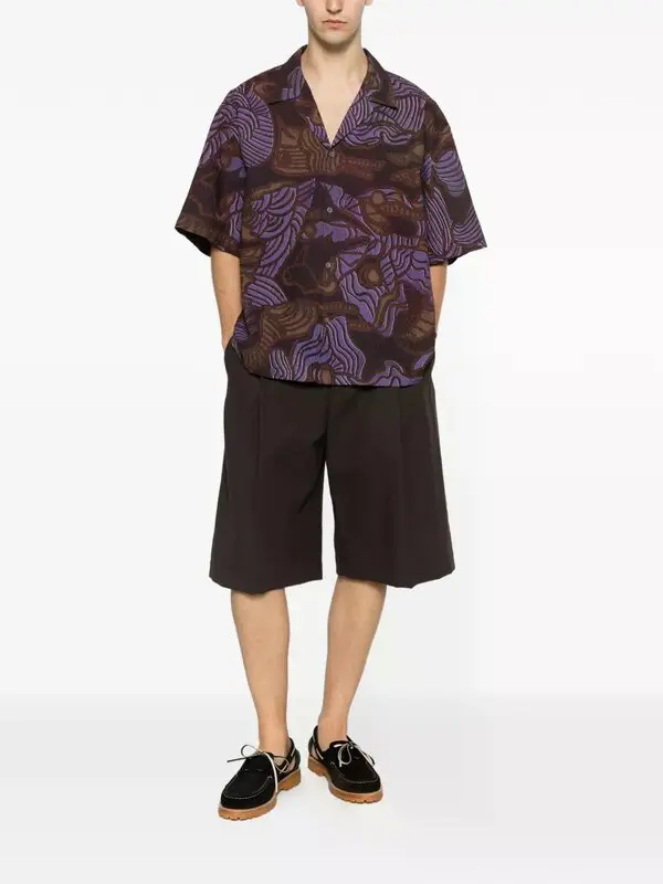 A KIND OF GUISE Samata Printed Shirt - Brown