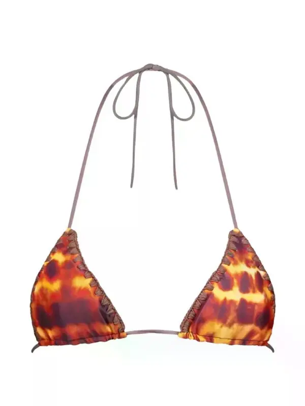 LESLIE AMON Lucy Bikini Top - Orange