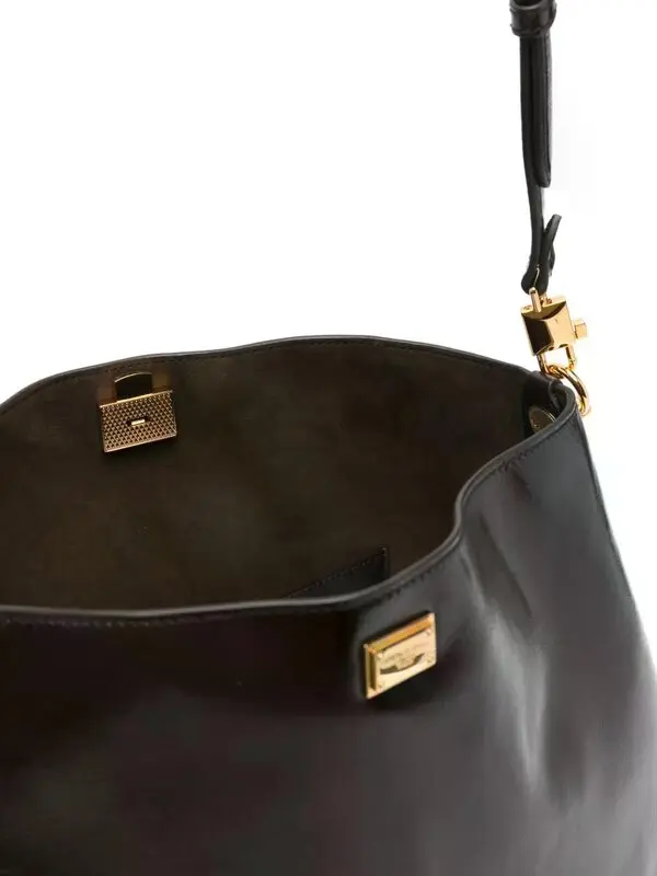 Dolce & Gabbana Large Vittoria Shoulder Bag - Brown