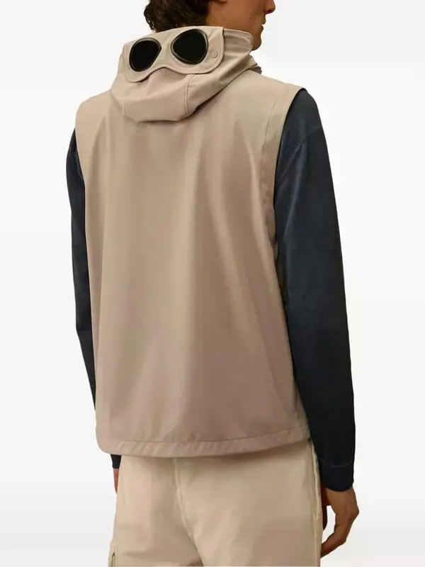 C.P. COMPANY Hooded Pocket Waistcoat - Neutrals