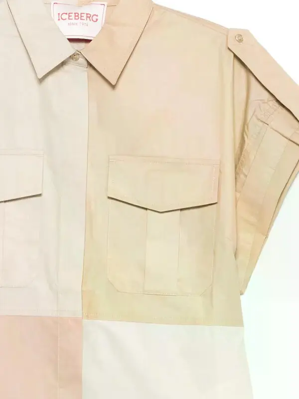 Iceberg Patchwork Short-sleeve Shirt