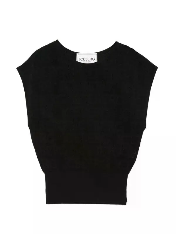 Iceberg Logo-pattern Vest