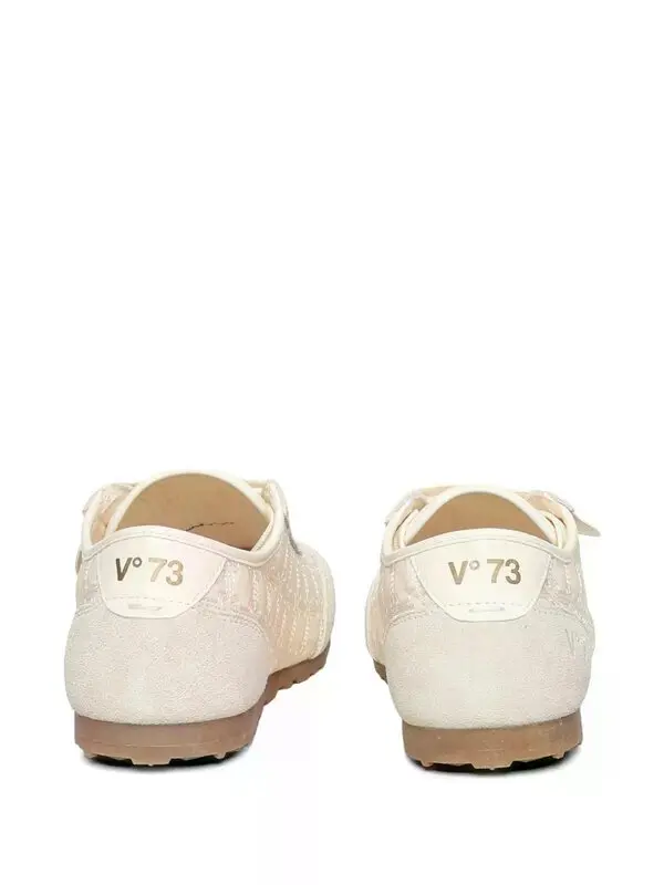 V°73 Monogram-print Sneakers - Neutrals