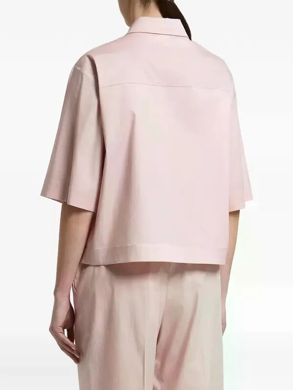 Peserico Chain-trim Short-sleeve Shirt - Pink