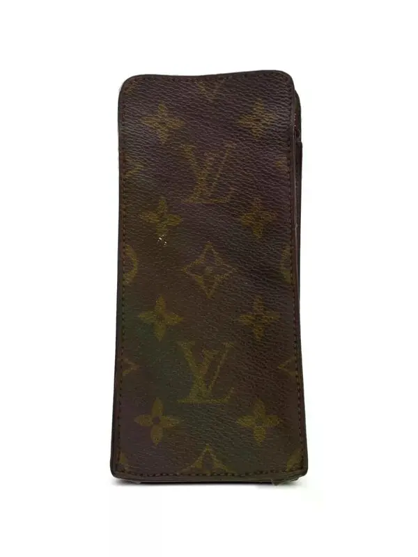 LOUIS VUITTON Monogram Glasses Case - Brown